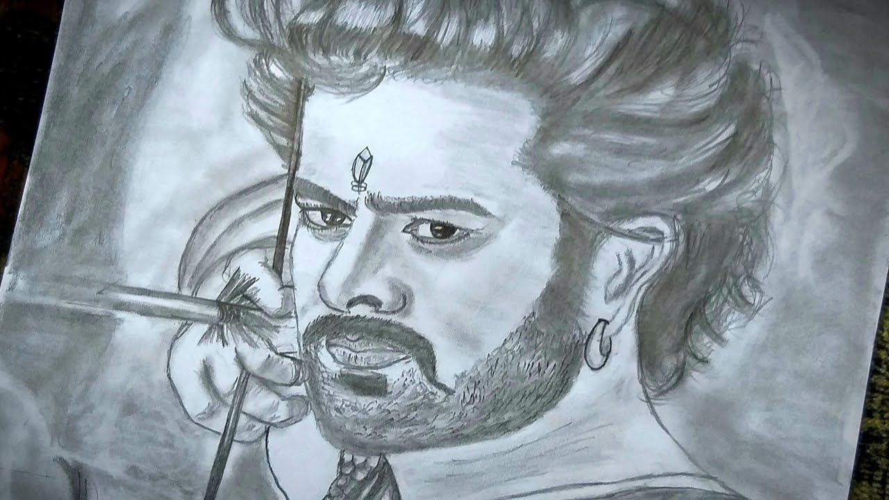 drawing bahubali // the epic// darling// prabhas // realisticdrawing ...