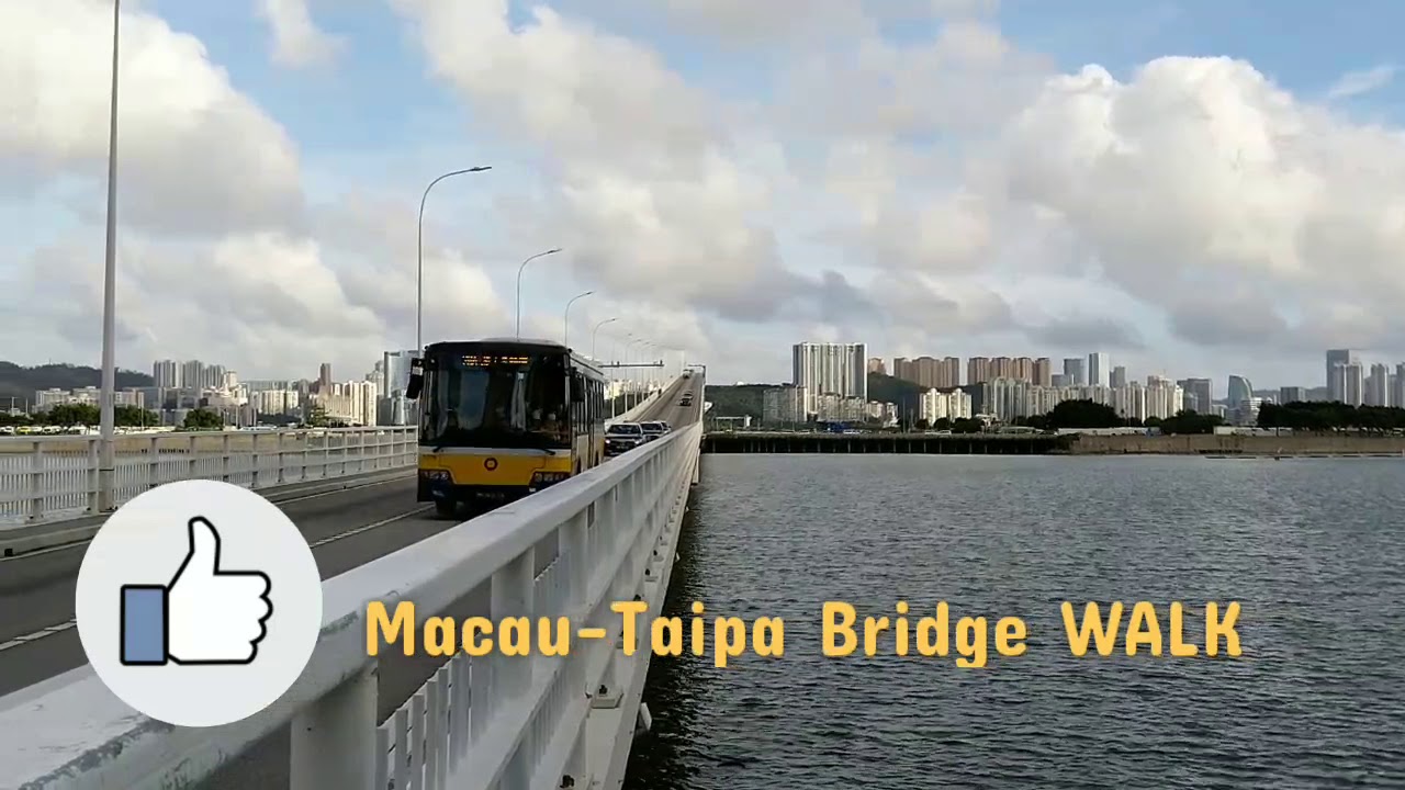 Macau -Taipa Bridge - YouTube