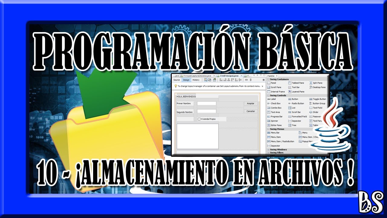 CURSO DE PROGRAMACIÓN BÁSICA - 10 ¡Almacenamiento en Archivos! - YouTube