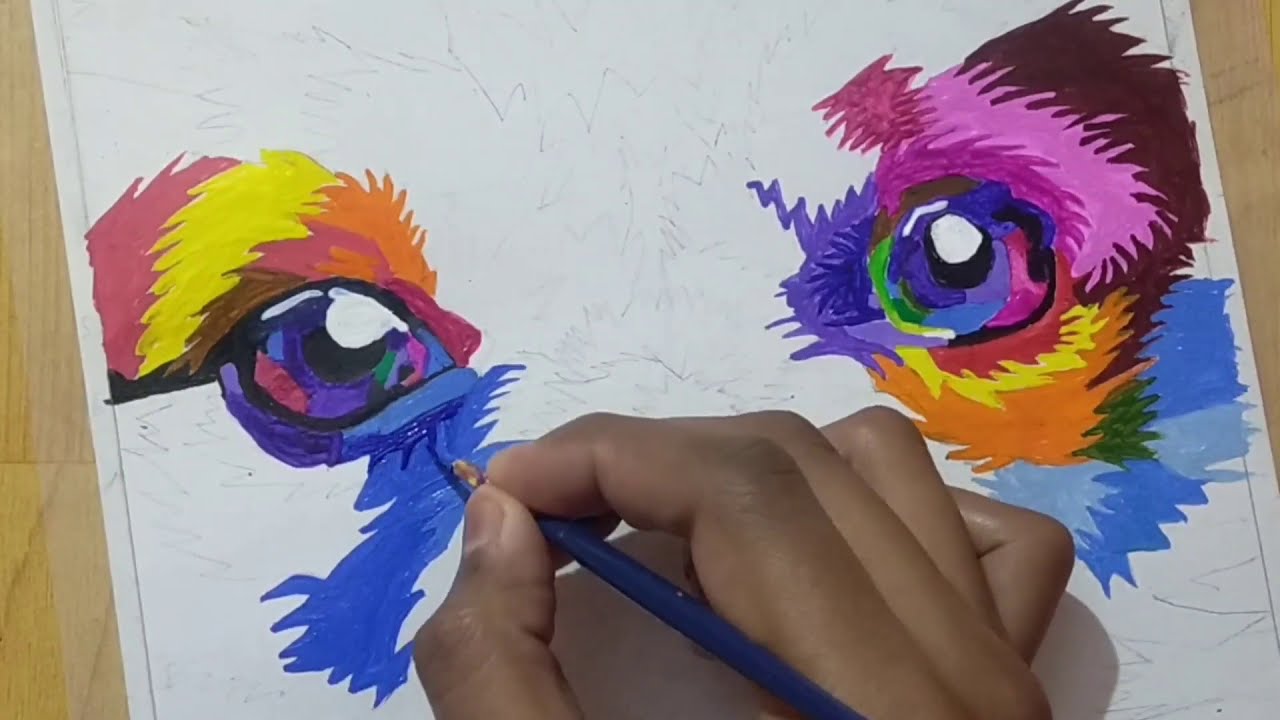 Pop Art Acrylic Painting - YouTube
