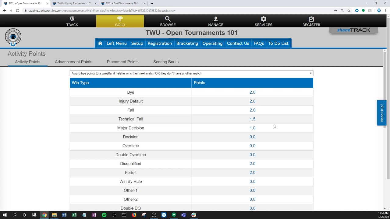 Set Up Team Scoring - Individual - YouTube