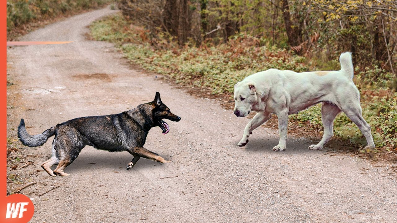 When a German Shepherd Faces Alabai..No Chance ! - YouTube