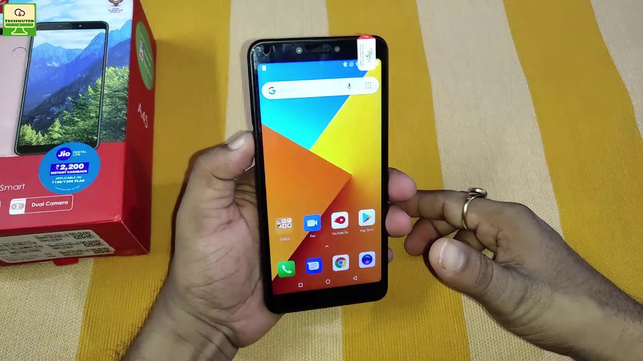 itel A45 Unboxing And First Impression [Hindi] - YouTube