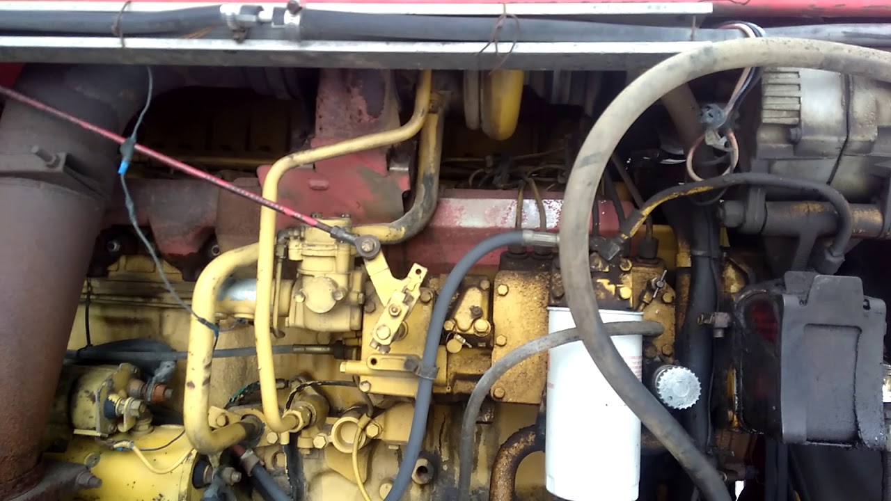 Versatile 700 with 3306 cat swap. - YouTube