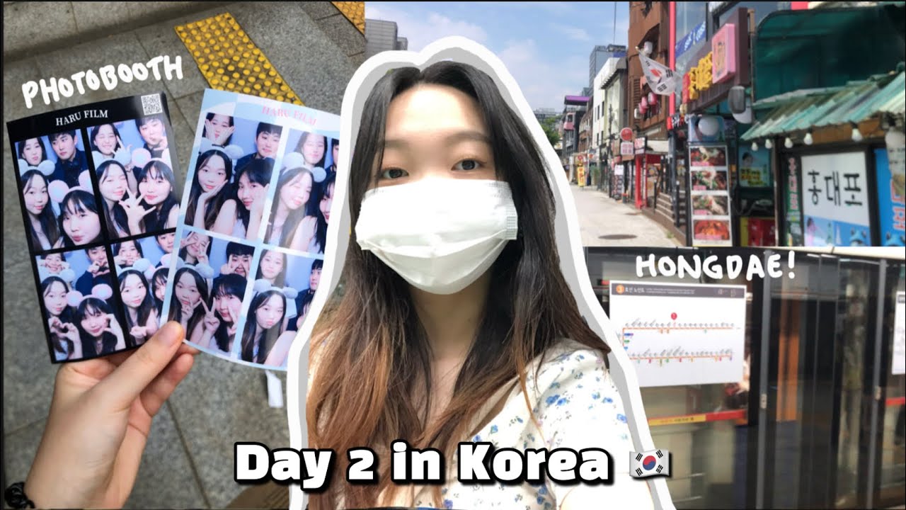 Day 2 in Korea | summer in Korea vlog | haru film, subway, hongdae ...