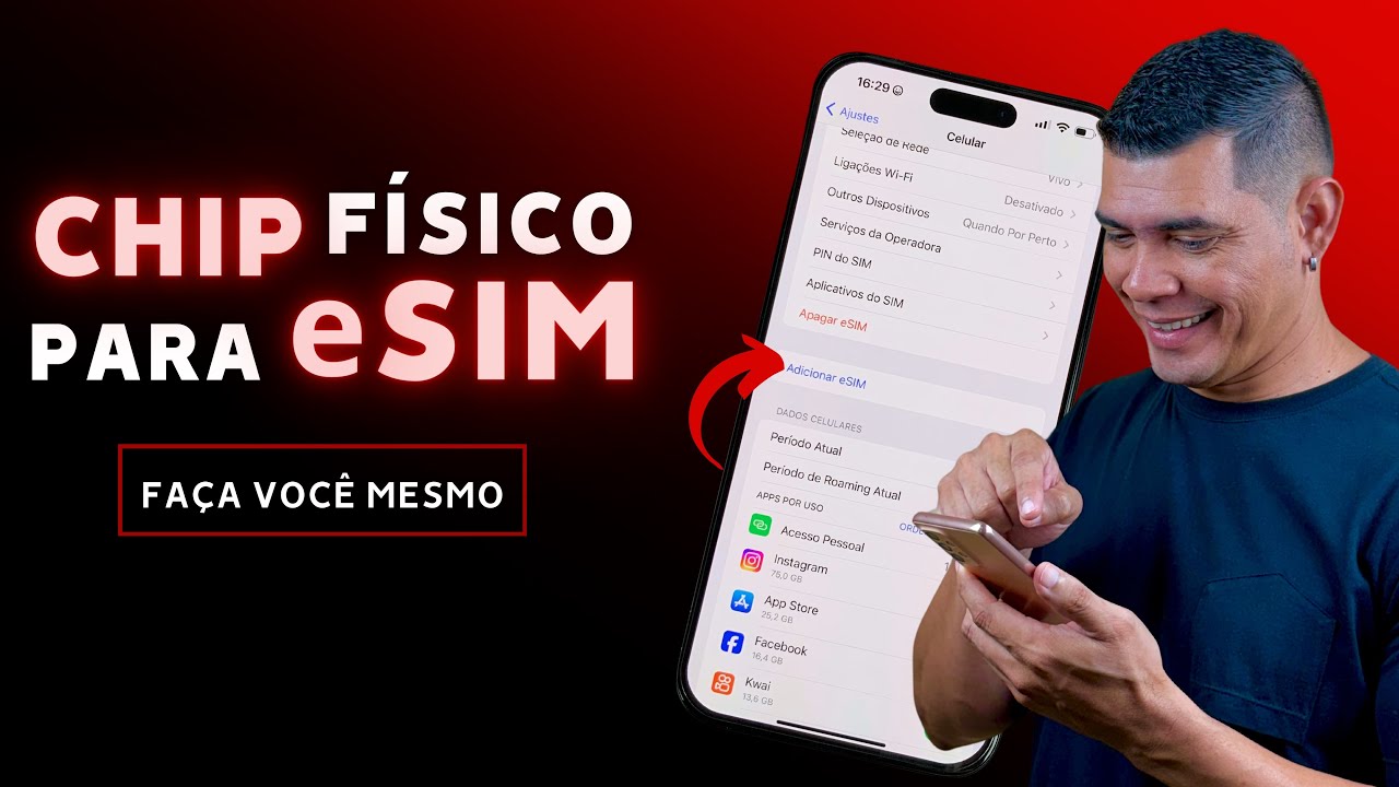 COMO TRANSFORMAR SEU CHIP FÍSICO EM CHIP VIRTUAL(eSIM) FAÇA VOCÊ MESMO ...