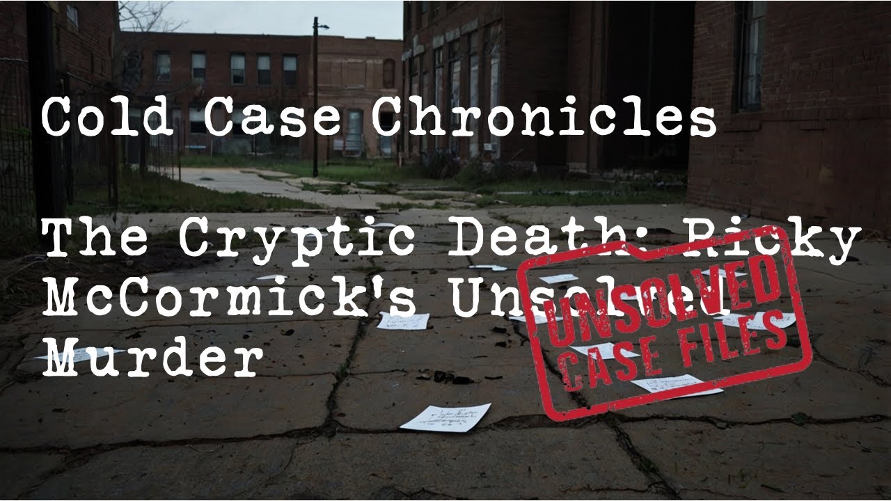 Cold Case Chronicles - The Cryptic Death: Ricky McCormick's Unsolved ...