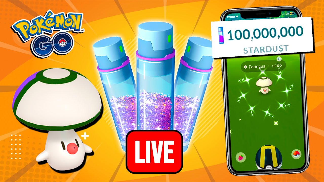 🍄 1500 de Poeira Estelar POR CAPTURA! Hora do Holofote do Foongus ...