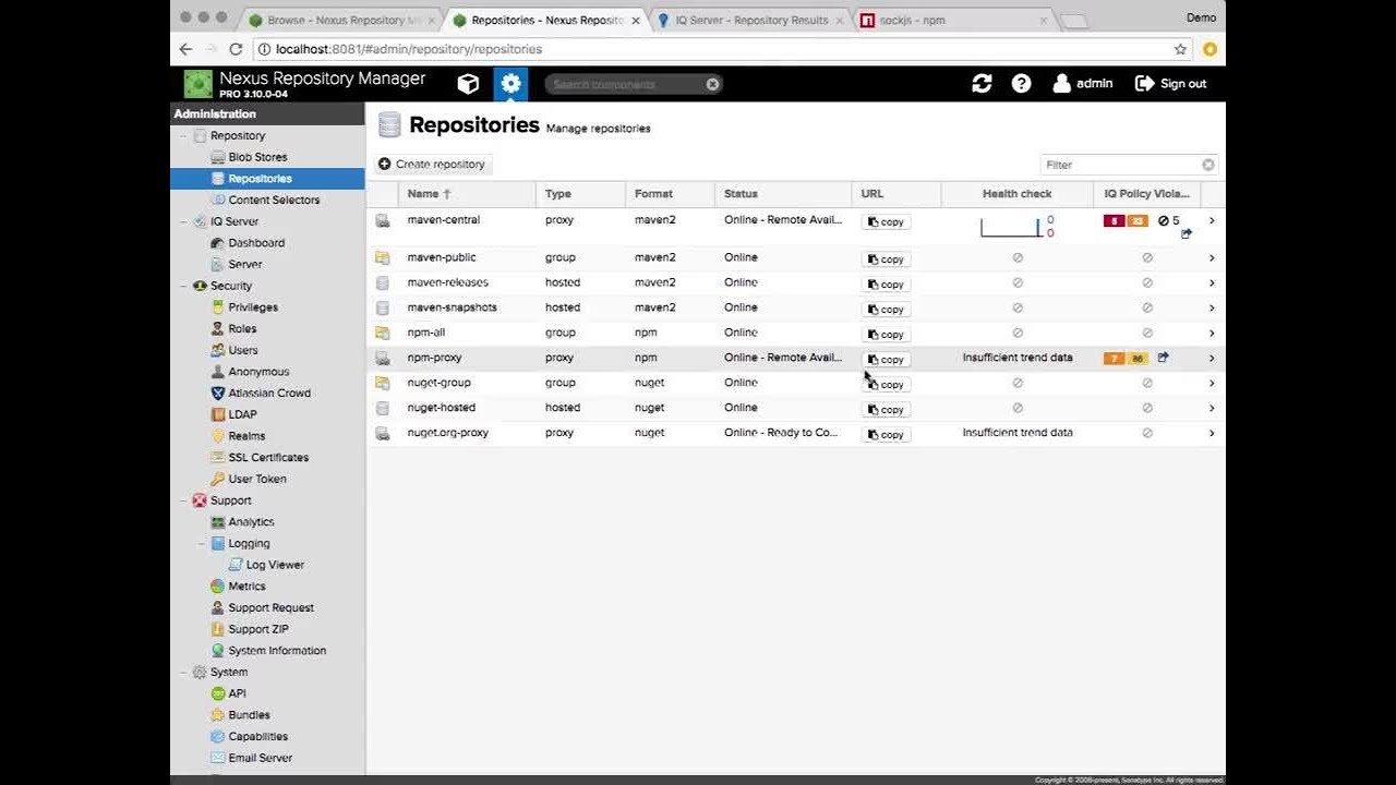 Nexus Firewall Demo with Browser - YouTube