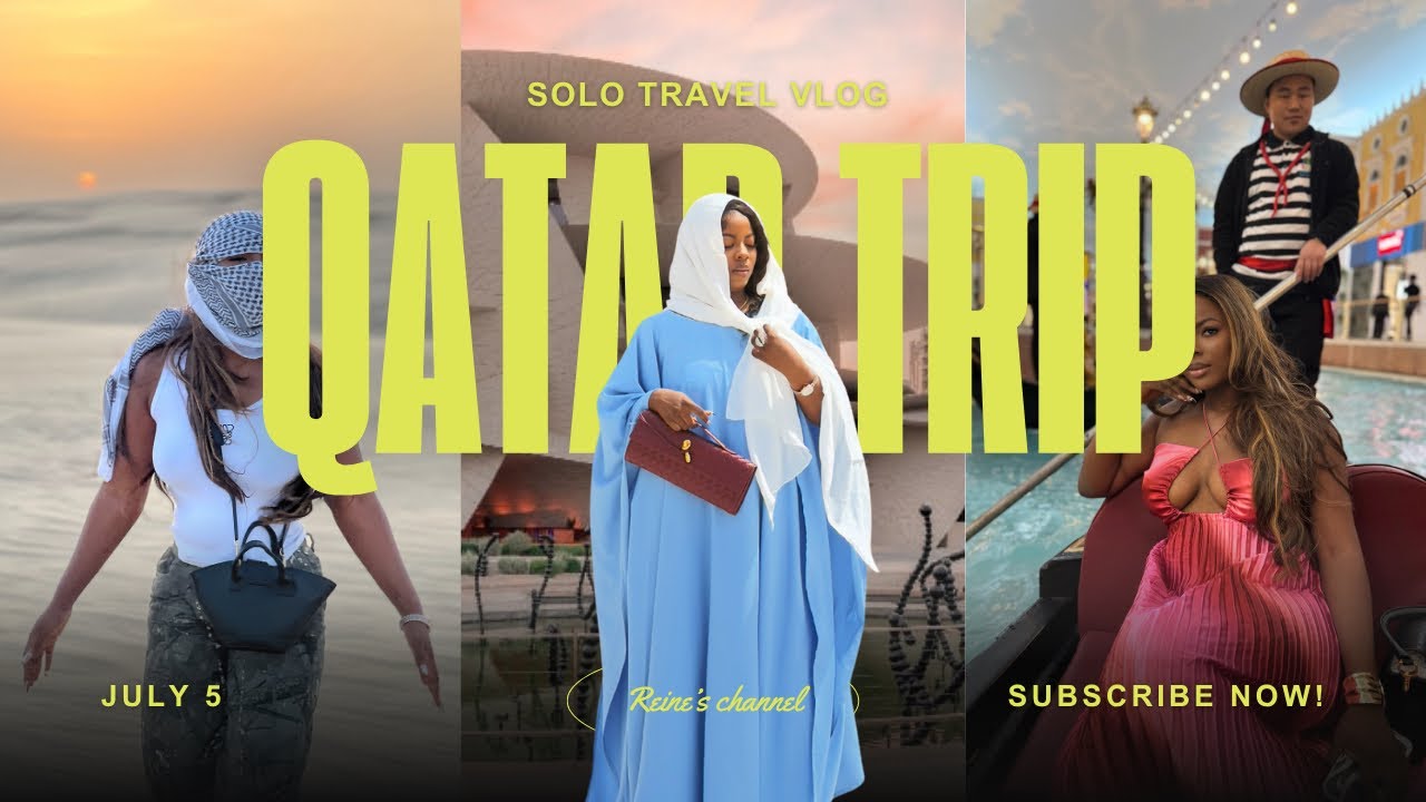 SOLO TRIP TO QATAR- Sahara/ Subzero/ Jetski/ National Museum/ Gondola ...