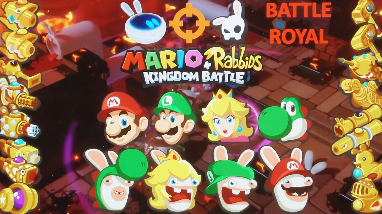 Mario + Rabbids: Kingdom Battle - Gold Weapons in Battle Royal - YouTube