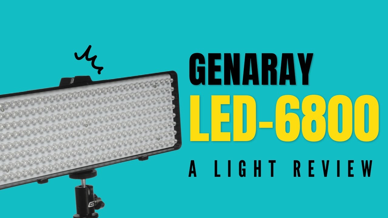 Genaray LED-6800 Light Review - YouTube