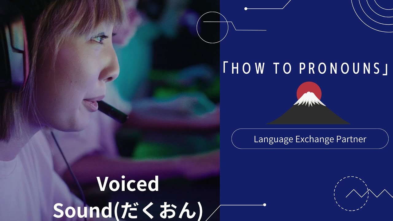 [How to Pronouns Japanese #2]Voiced sounds #nihongo #japanese #hapon # ...