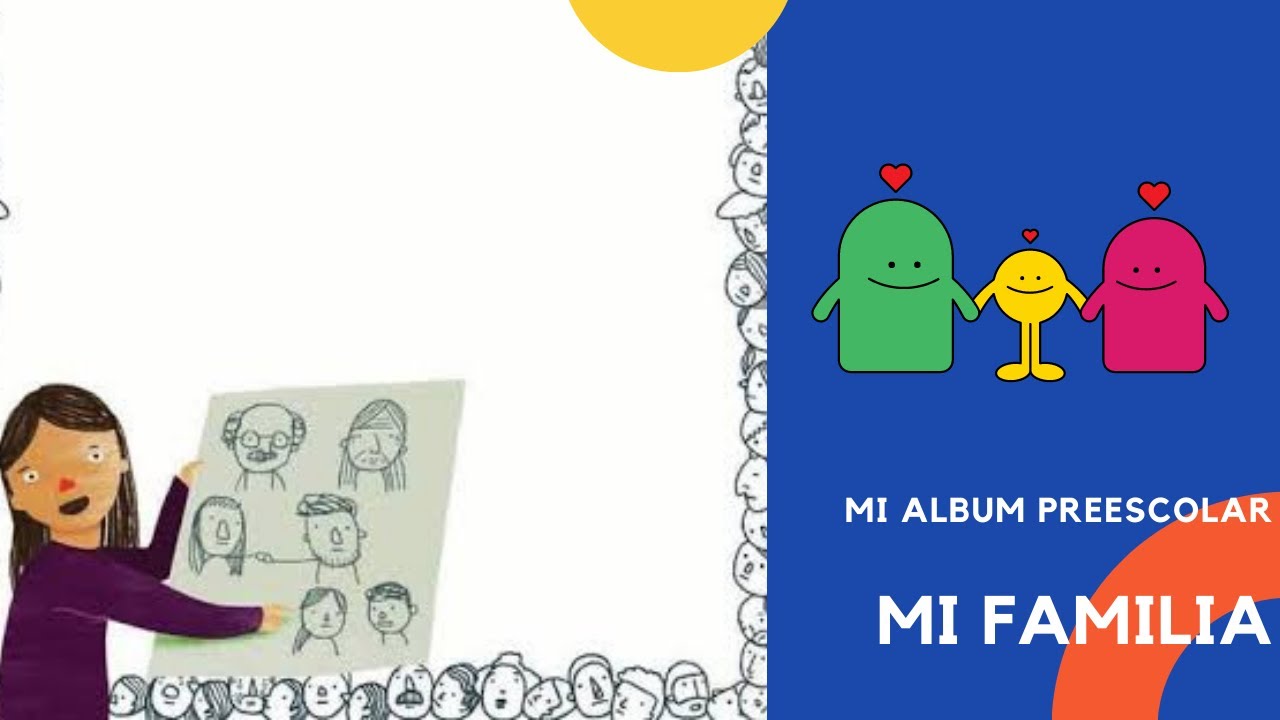 Mi familia - mi álbum preescolar - YouTube