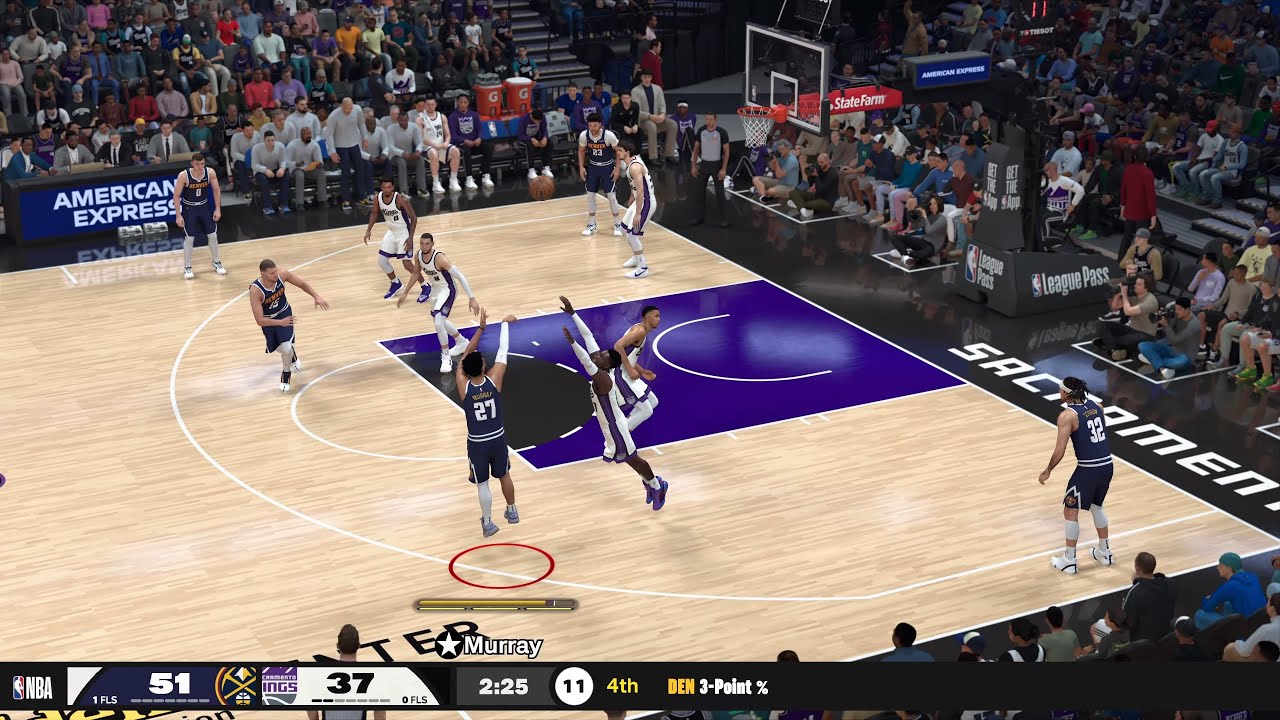 NBA 2K26 Gameplay (PS5) Nuggets vs Kings Hall of Fame Difficulty - YouTube