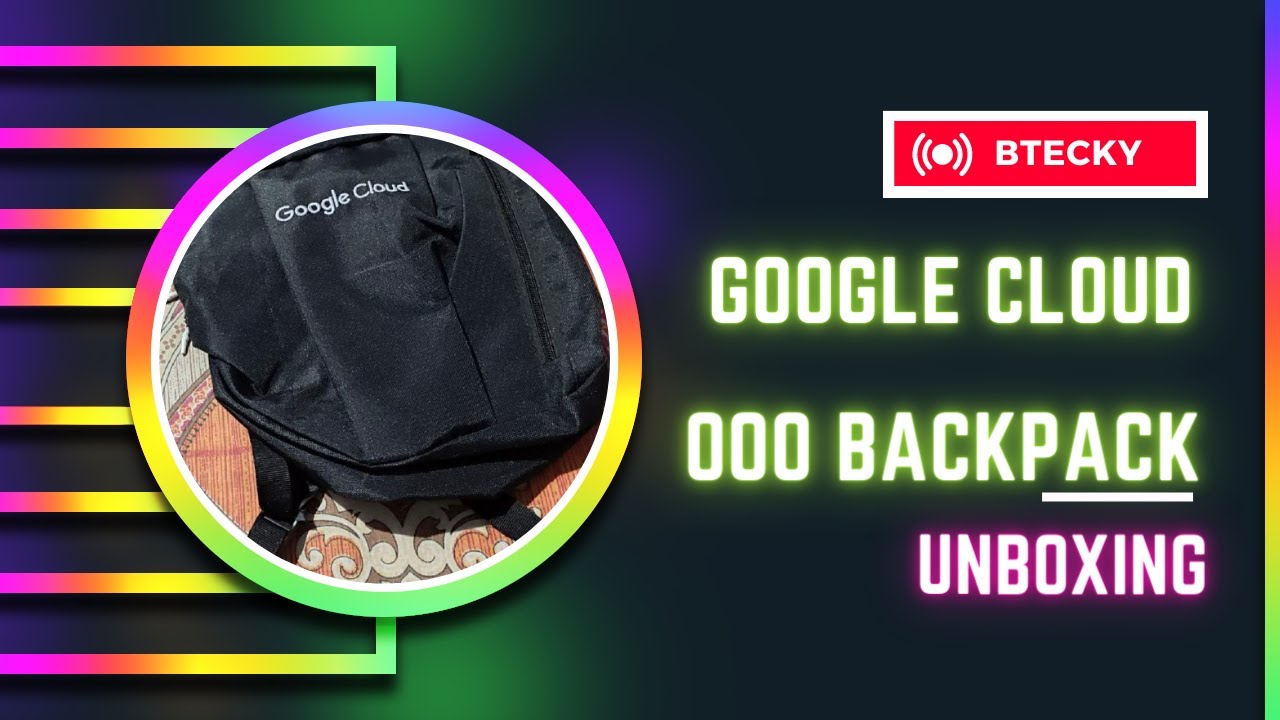 Google Cloud Qwiklabs OOO Backpack Unboxing || Google Cloud Bag Unbox ...