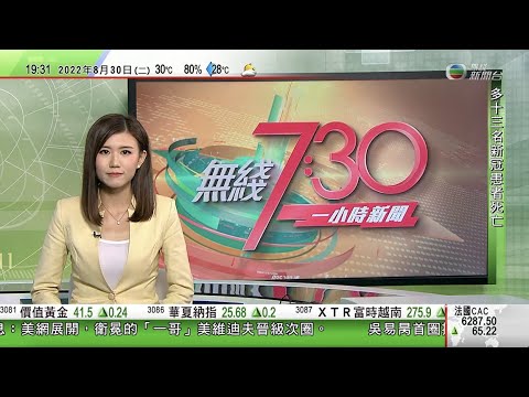 無綫7:30 一小時新聞 TVB News｜政府收緊學校全日面授課及課外活動要求 設計劃表揚接種率高學校｜陳澤銘連任律師會會長 否認國安法案件不設陪審團影響公平審訊｜20220830 ...