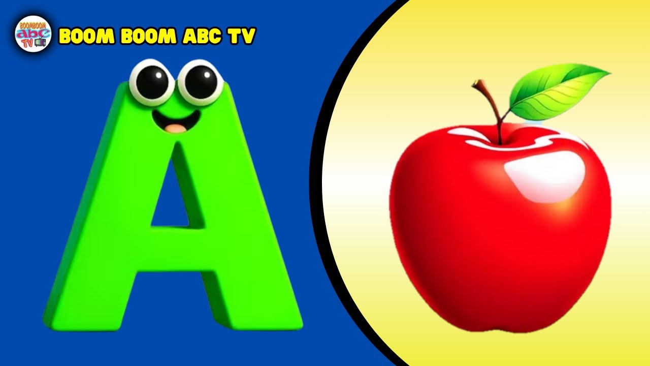 Toddlers Alphabets Song || A For Apple || New ABC Phonics Song For Kids ...