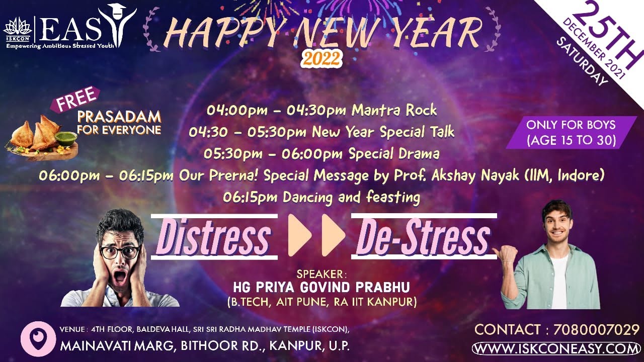 Prerna-III | Distress to De-stress | HG Priya Govind Prabhu - YouTube