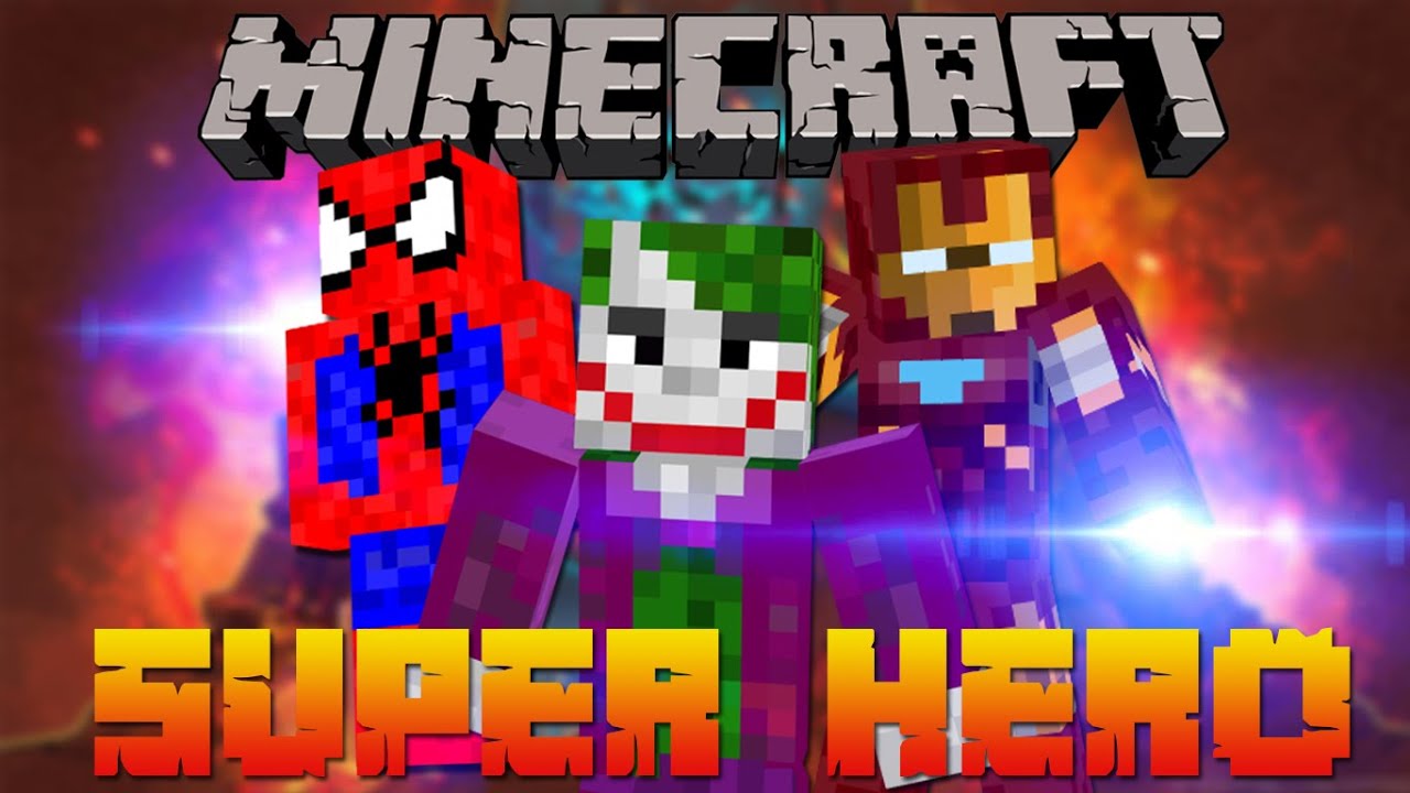 SUPERHERO DI MINECRAFT SUPERHERO MOD - MODSHOWCASE #4 - YouTube