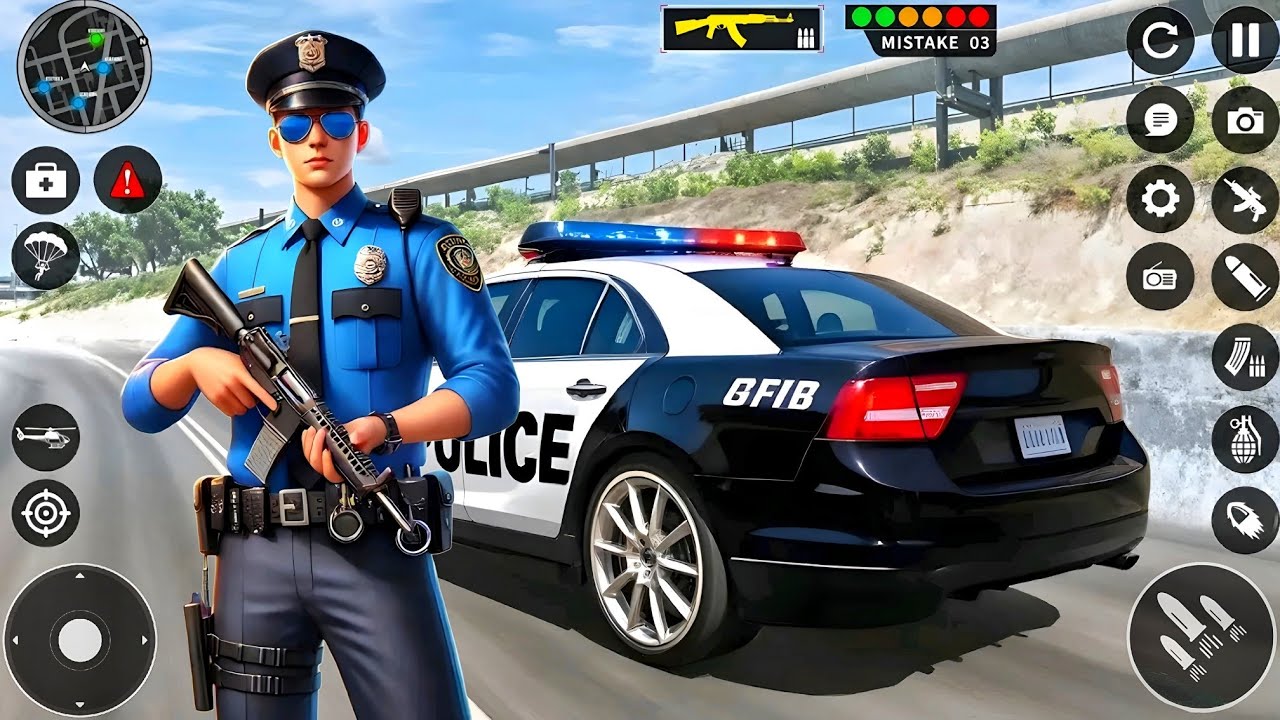 City Police Cop Car Chase - Real Police Simulator Game - Android ...