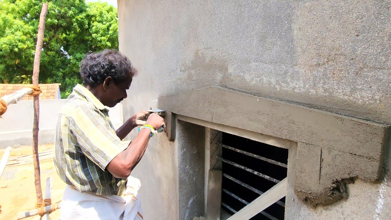 Impressively Amazing! Bathroom Window Border design making Construction ...