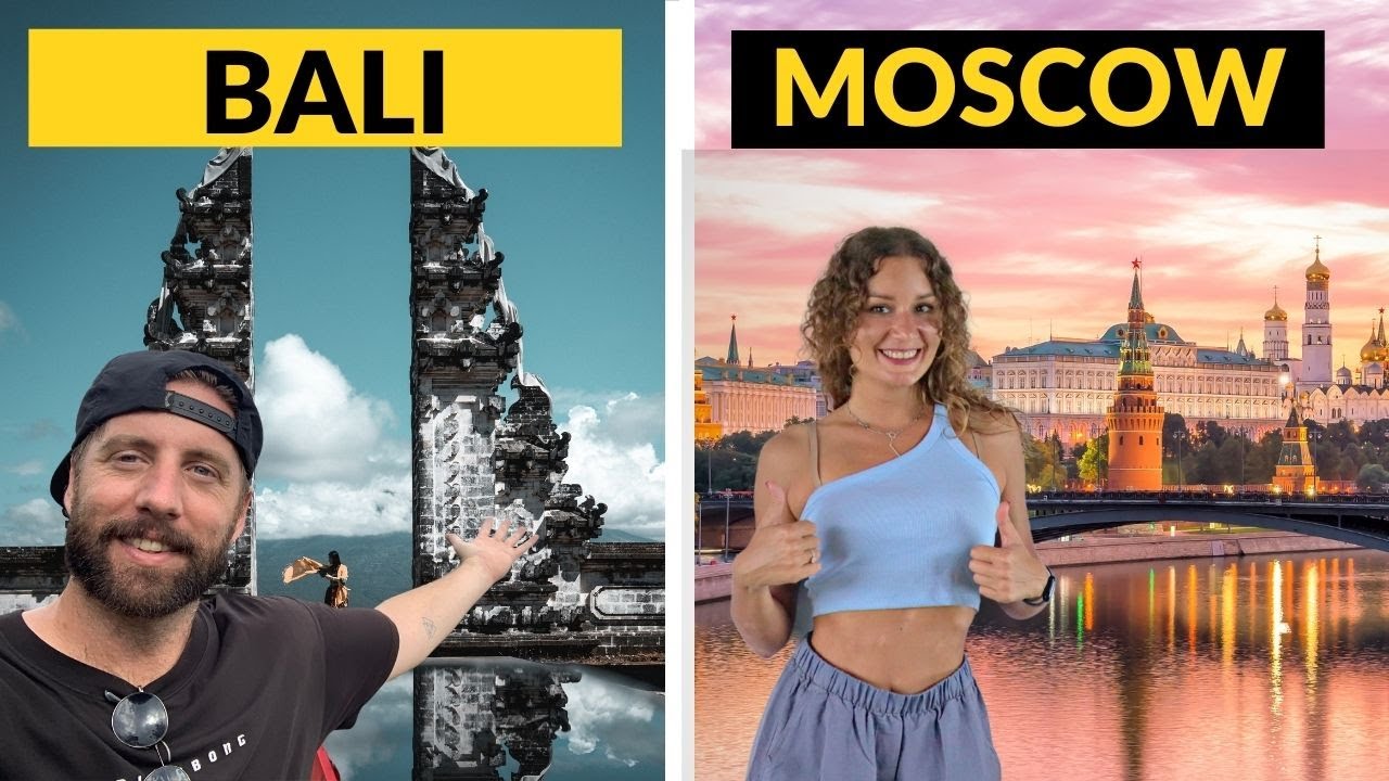 Bali Vlog vs Moscow Vlog - YouTube