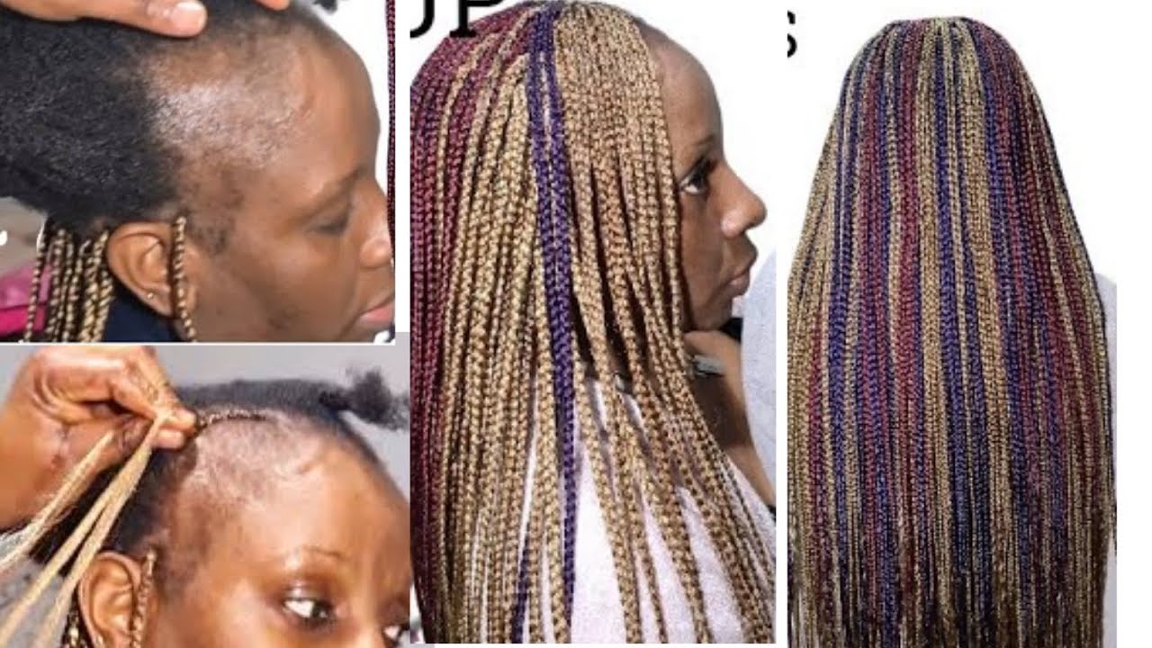 HOW TO: BOX BRAIDS 🔥 USING EXTENTION BRAIDS! #hairstyle #braids - YouTube