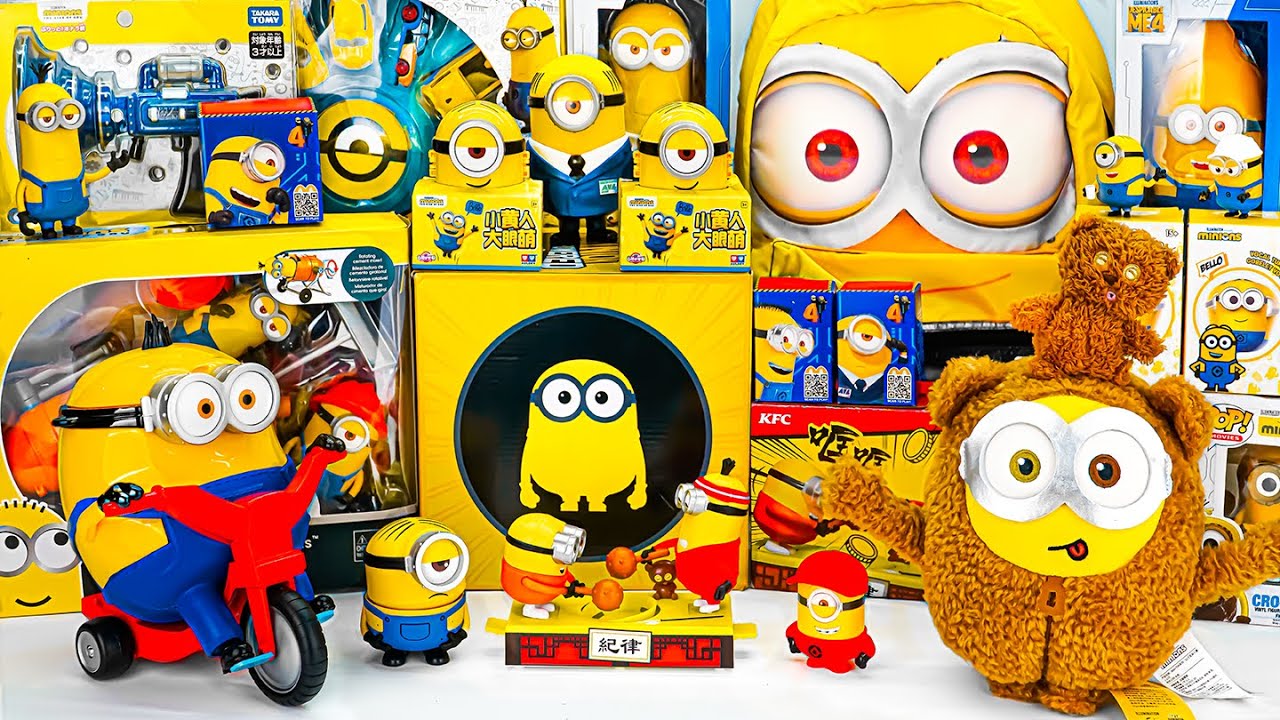 Despicable Me 4 Toys Unboxing, ASMR, MINIONS Super Hero, Surprise Box ...