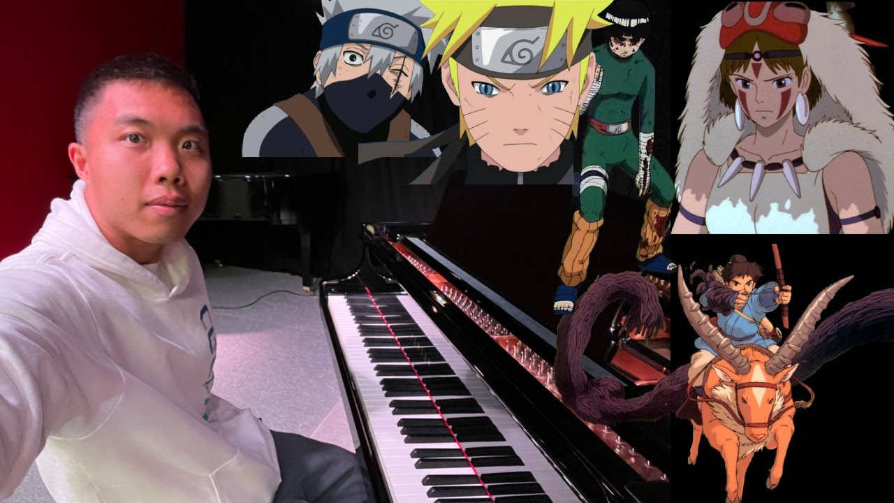 Princess Mononoke and Naruto theme Piano cover - YouTube