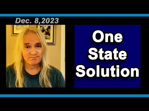 One State Solution. - YouTube