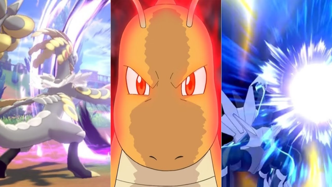 모든 드래곤타입 기술을 알아보자 Dragon Type Moves in Pokemon - YouTube