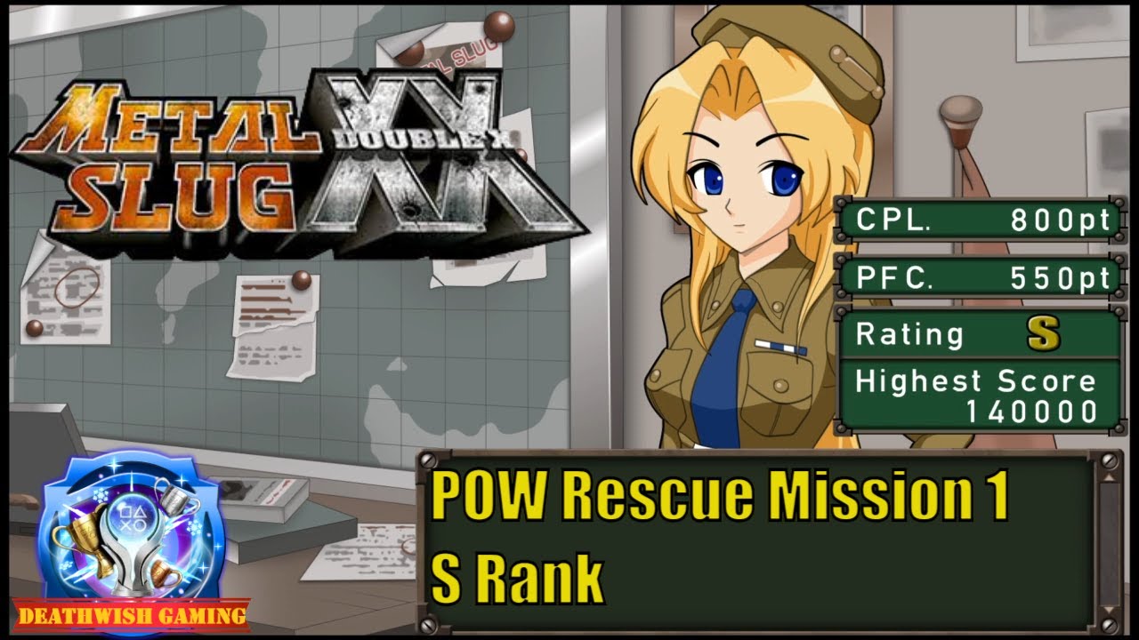METAL SLUG XX [ Combat School ] S -Rank - POW Rescue Mission 1 - YouTube
