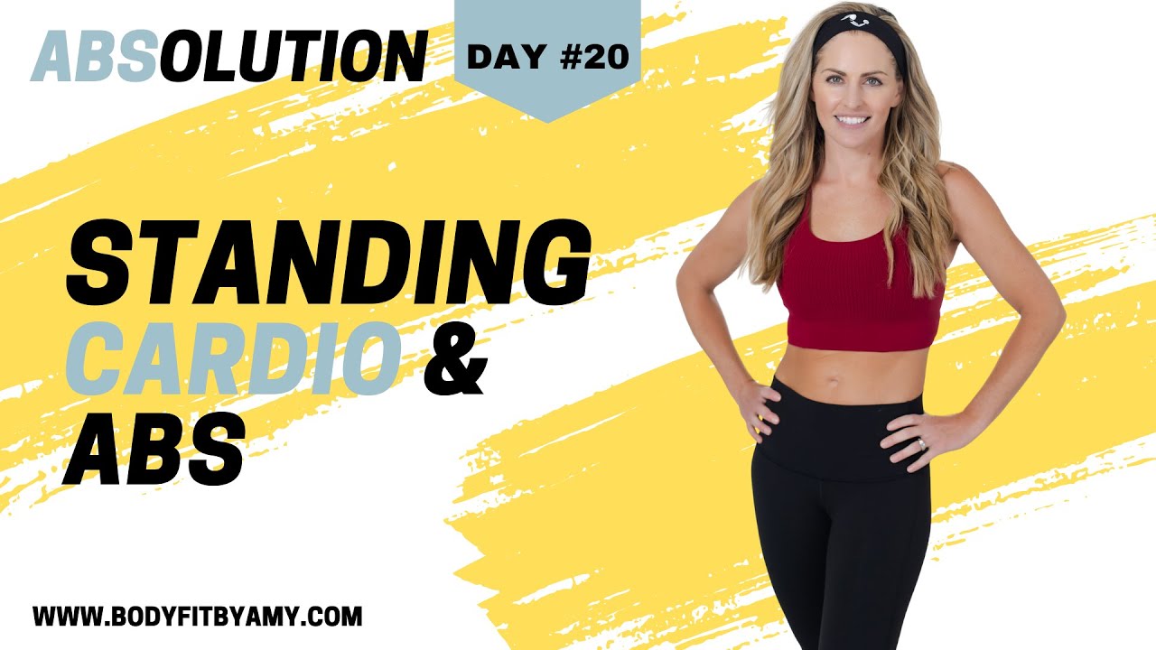 33 Minute Standing Cardio and Abs Workout I Absolution Day #20 - YouTube