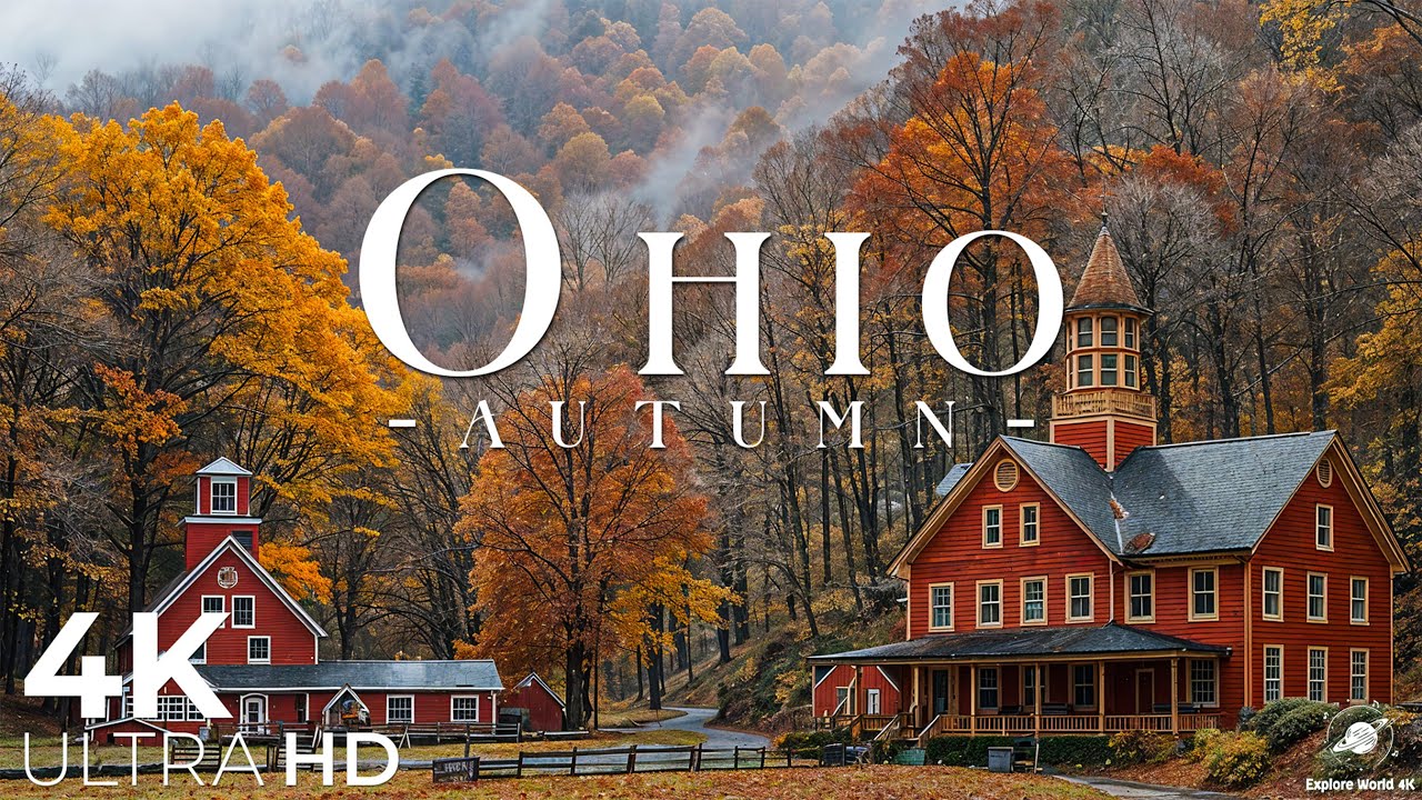 Autumn in Ohio 4K 🍁Beautiful Autumn Landscapes in Ohio’s Parks, Lakes ...