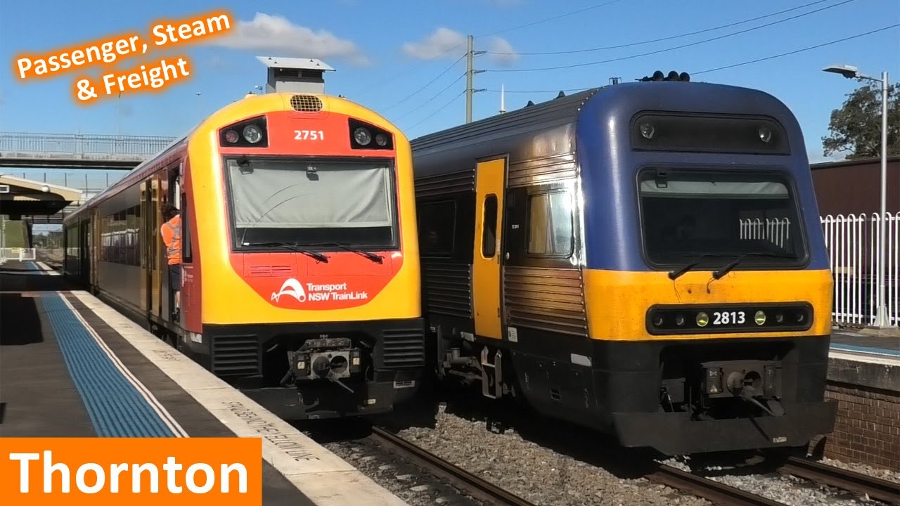 Trains at Thornton; Passenger, Steam & Freight Trains - NSW Transport ...