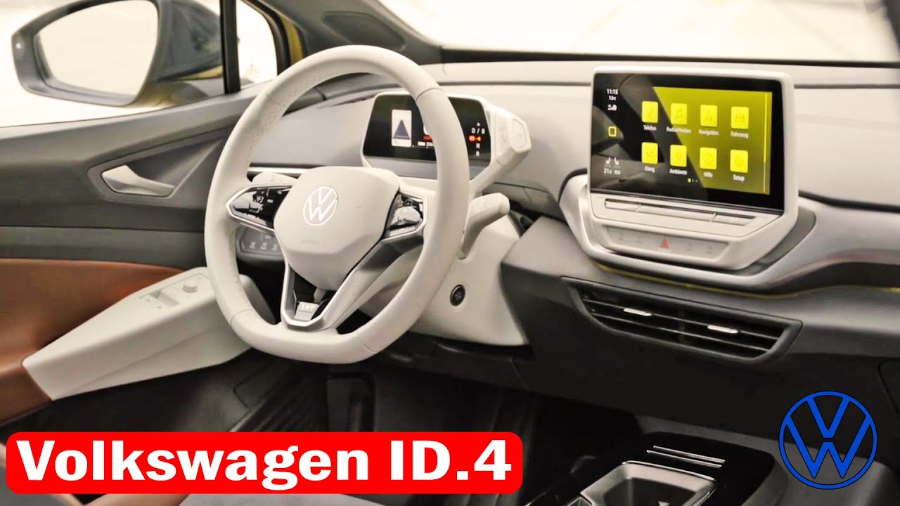All electric Volkswagen ID.4 - interior variations, charging, driving ...