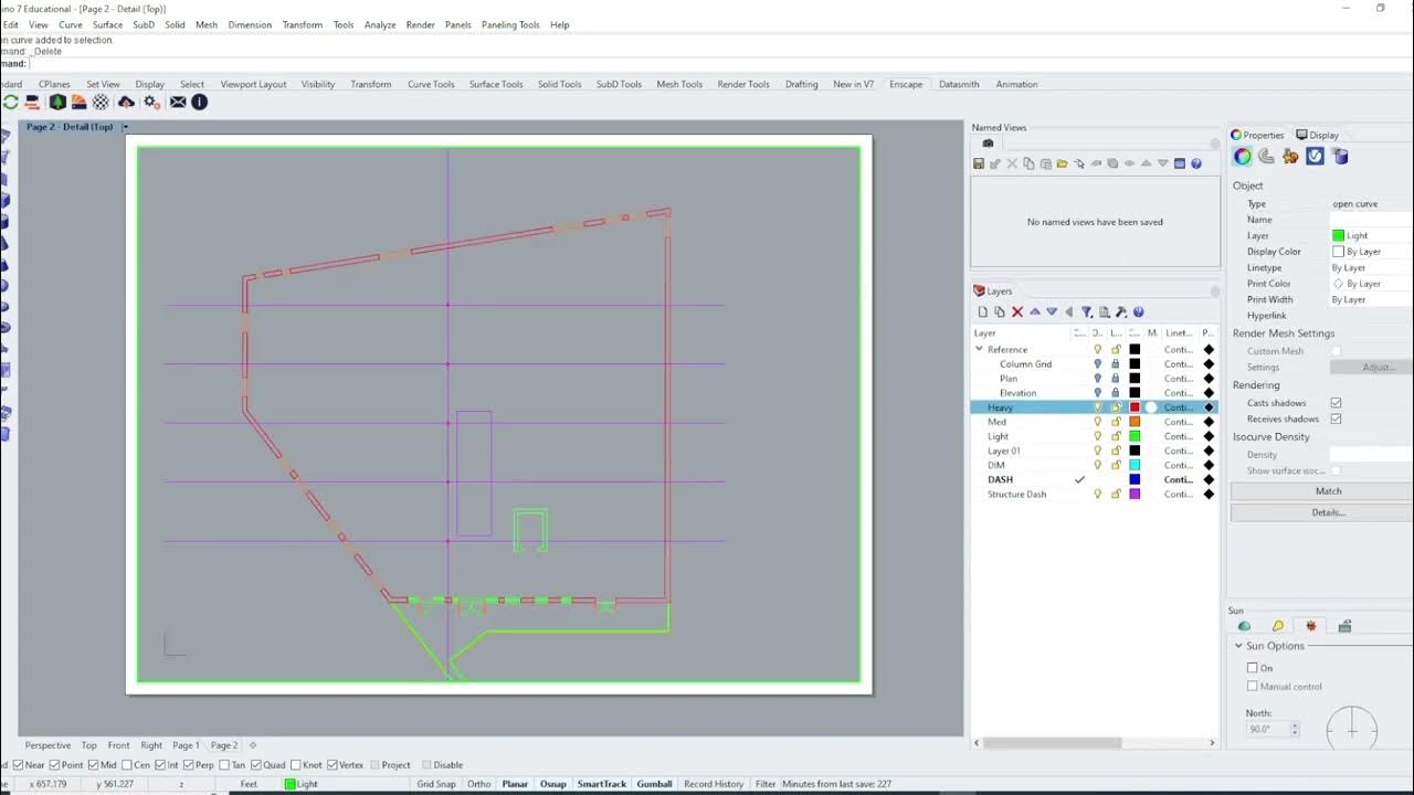 Rhino Setting up Lineweights for Layouts - YouTube