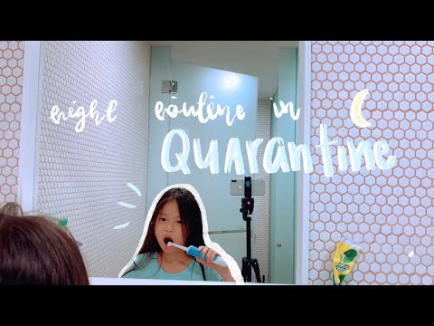 aesthetic quarantine night routine | zhisele - YouTube
