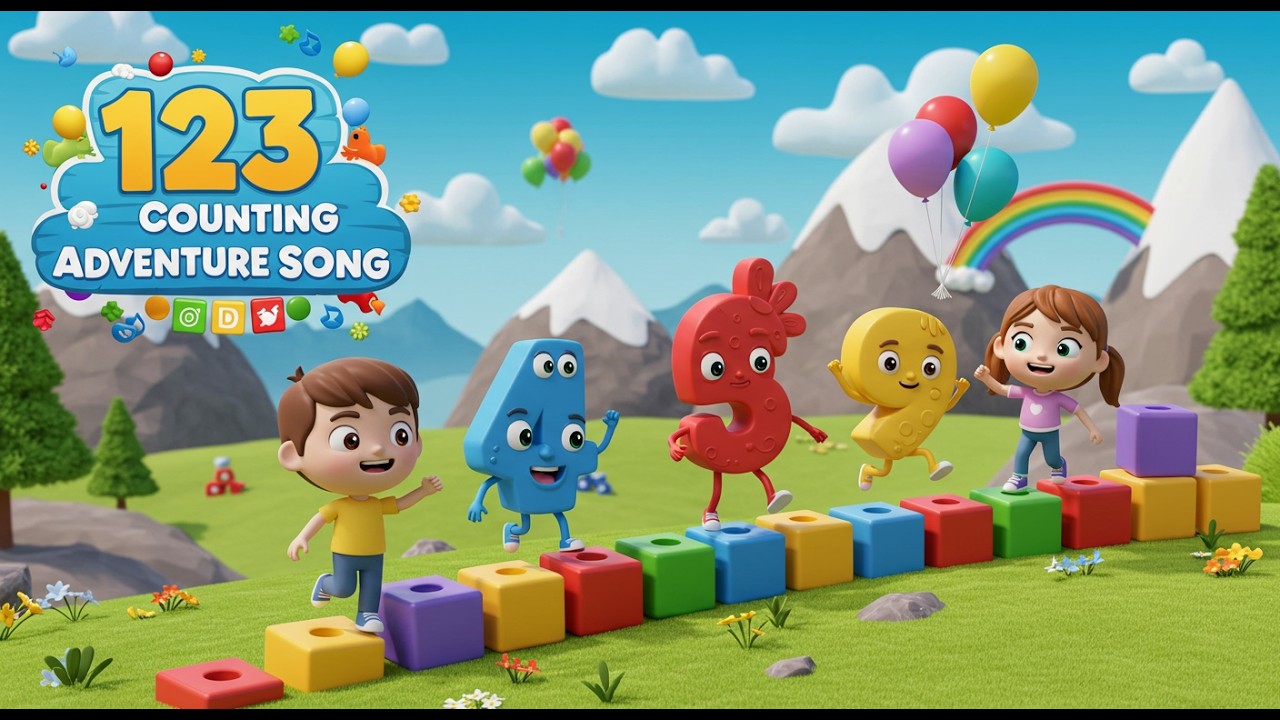 123 Counting Adventure Song | Fun Learning for Kids - YouTube