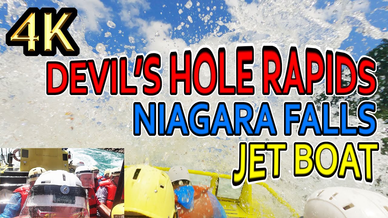 Niagara Falls Whirlpool Jet Boat 4K 4min video - GoPro - Devil's Hole ...