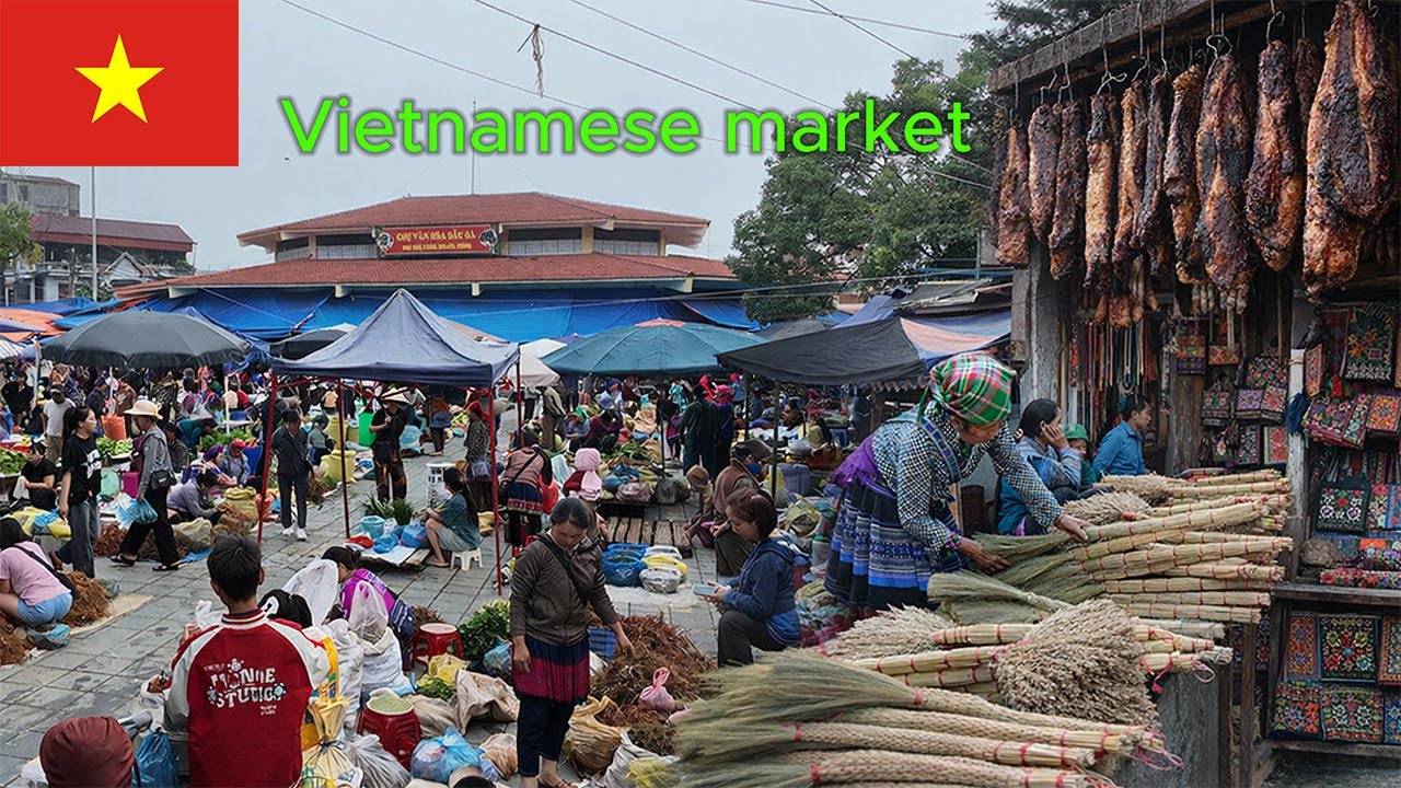 A day exploring the mountain market of Sin Cheng, Simacai, Lao Cai ...