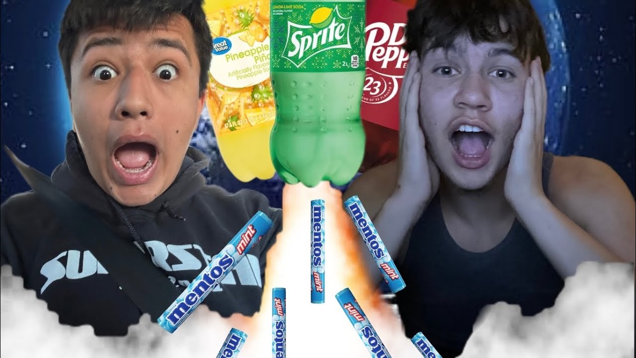 Exploding sodas experiment! - YouTube