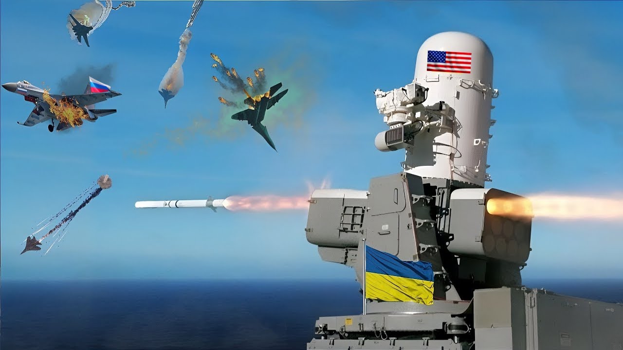 TODAY! American Anti-Air Missile shoots down 107 Russian fighter jets ...
