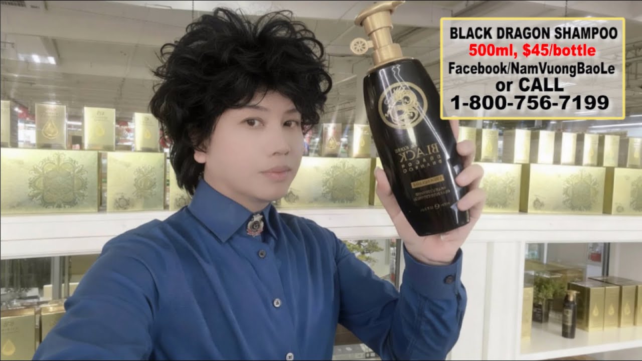 BLACK DRAGON SHAMPOO - HELPS HAIR GROW - Global Mall TV - YouTube