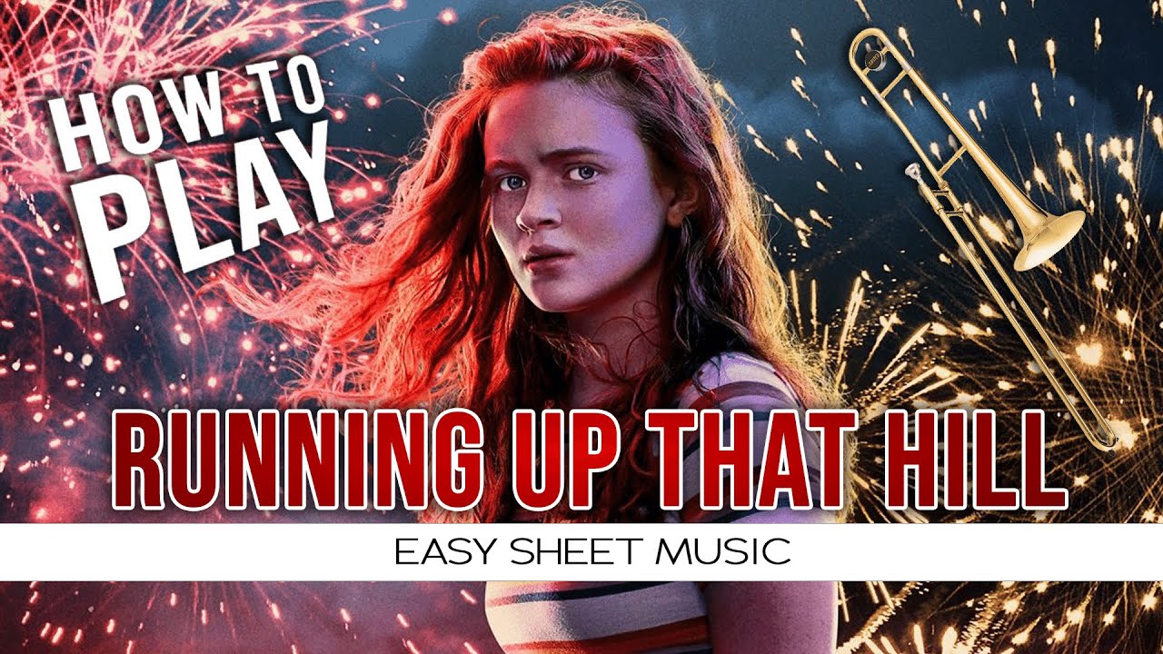 Trombone "Running Up That Hill" Kate Bush EASY Sheet Music - YouTube