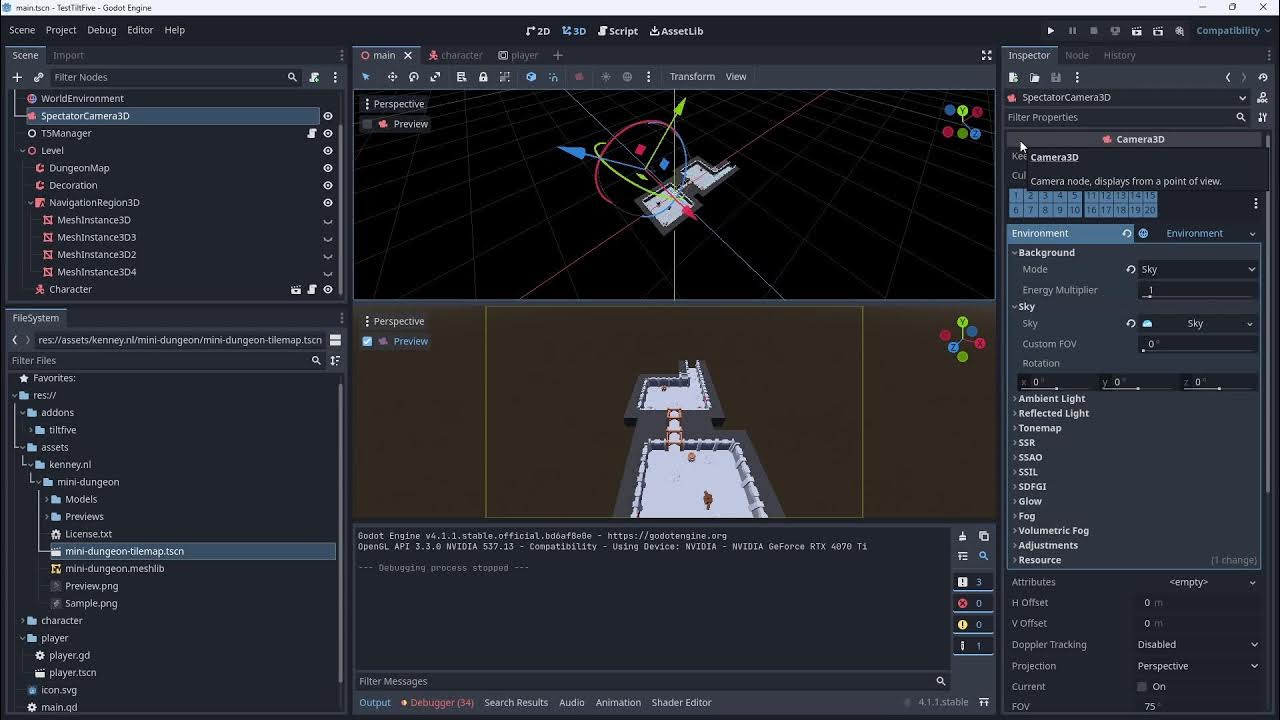 Dev stream 48 - Godot and TiltFive - YouTube