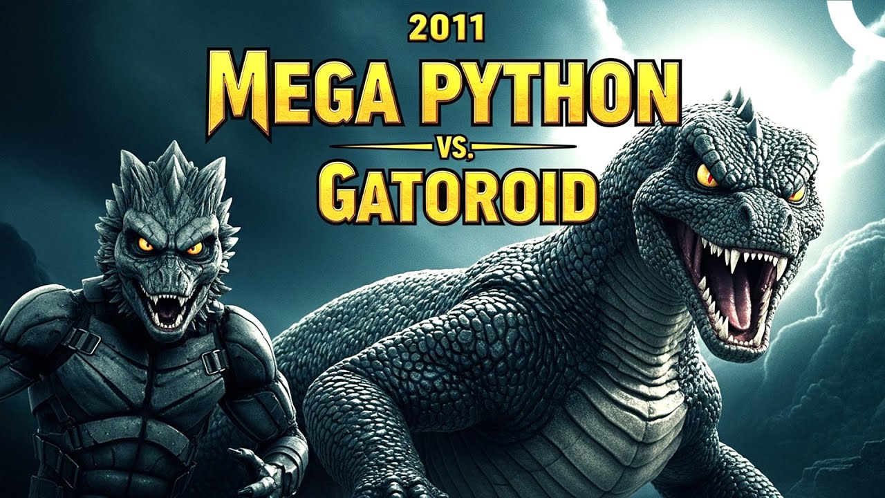 STERİODLU TİMSAHLAR DEV YILANLARA KARŞI! Mega Python vs. Gatoroid ...