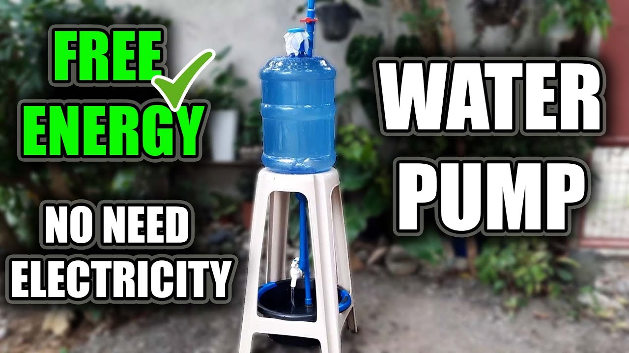 FREE ENERGY WATER PUMP NO NEED ELECTRICITY | AMAZING iTECH - YouTube