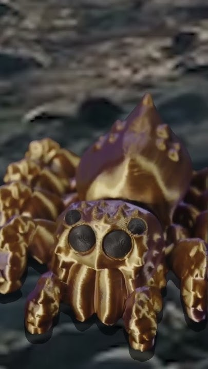 Spider jumpscare! 🕷️This articulated spider model was created by Daann ... Spider jumpscare! 🕷️This articulated spider model was created by Daann ...